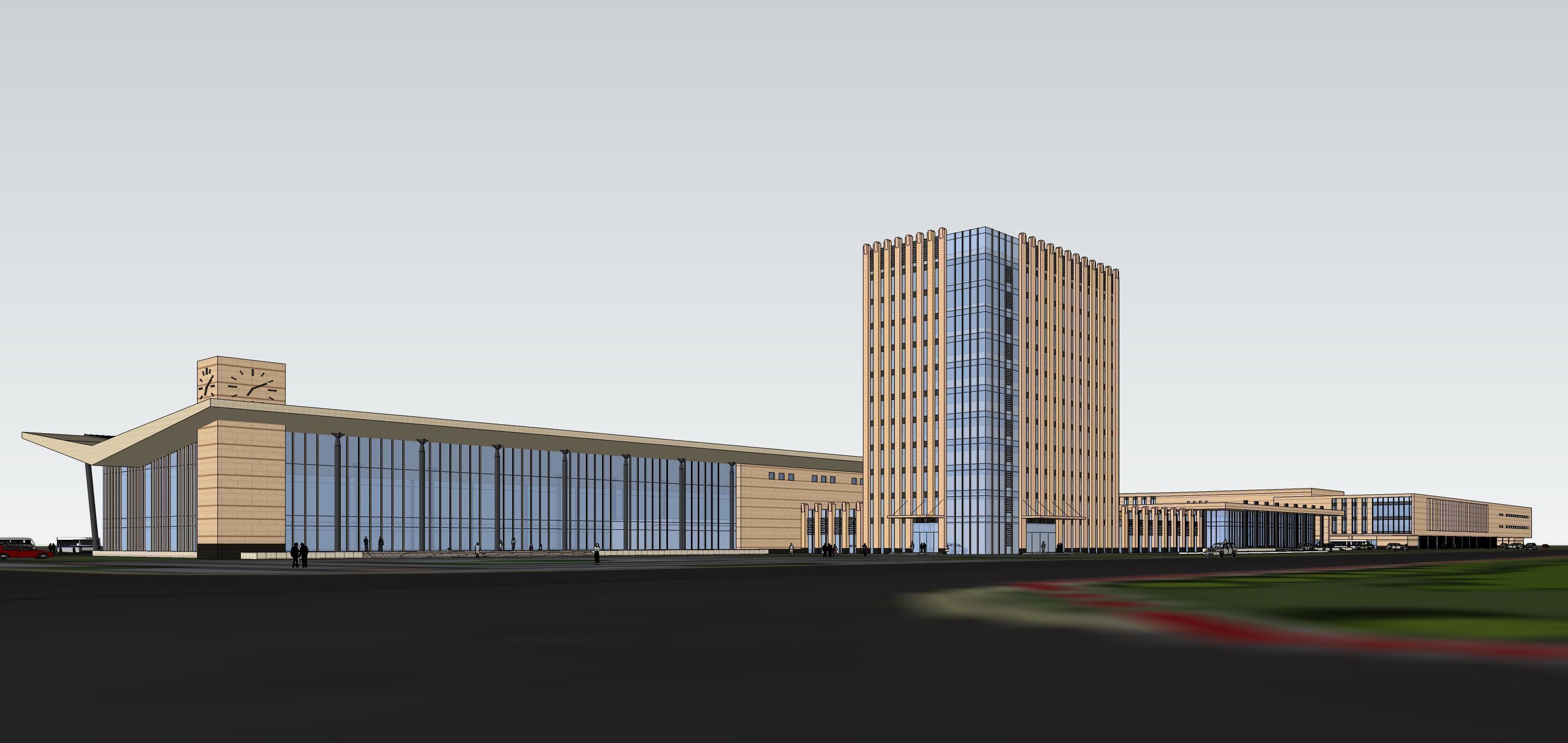 Sketchup Terminal C8 3D model | CGTrader
