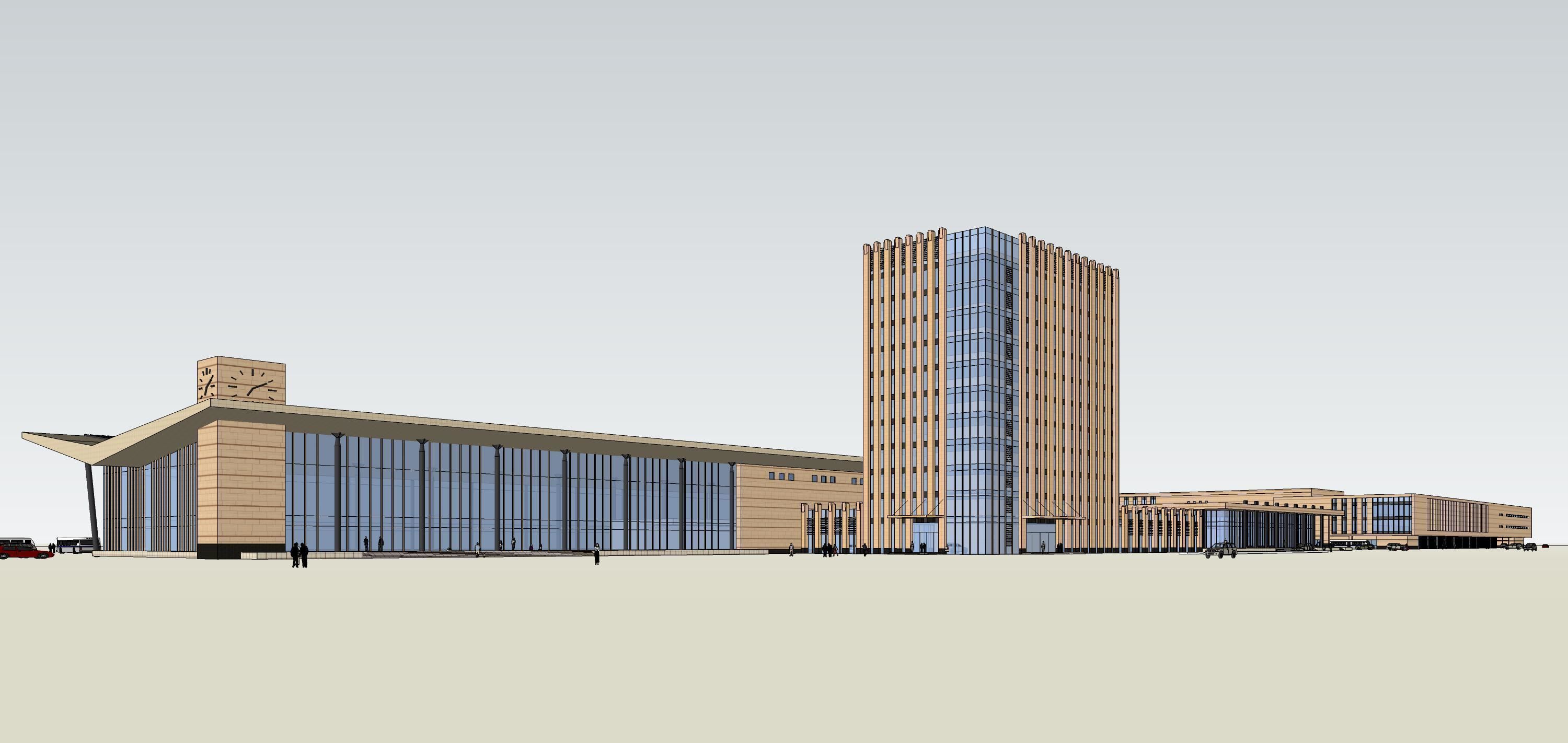 Sketchup Terminal C8 3D model | CGTrader