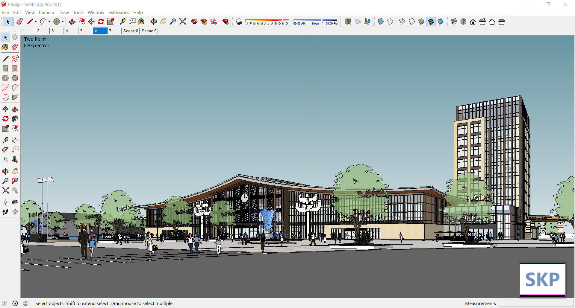 Sketchup Terminal C9 3D model | CGTrader