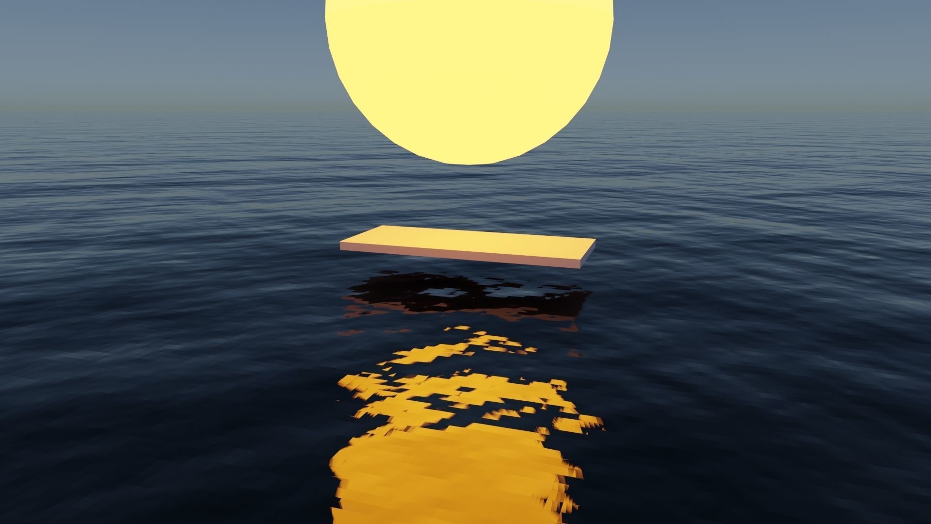 Ocean floating platform in water free Texture | CGTrader