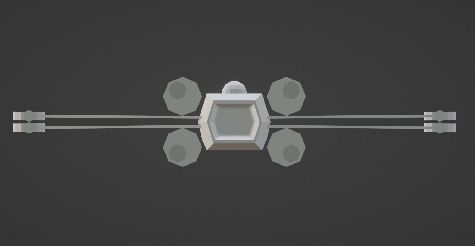 Low Poly X-Wing star wars x - fighter free VR / AR / low-poly 3D model ...