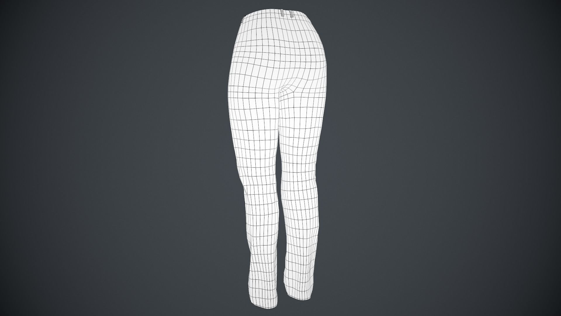 3D model Female Black Jeans Pants Style 1 VR / AR / low-poly | CGTrader
