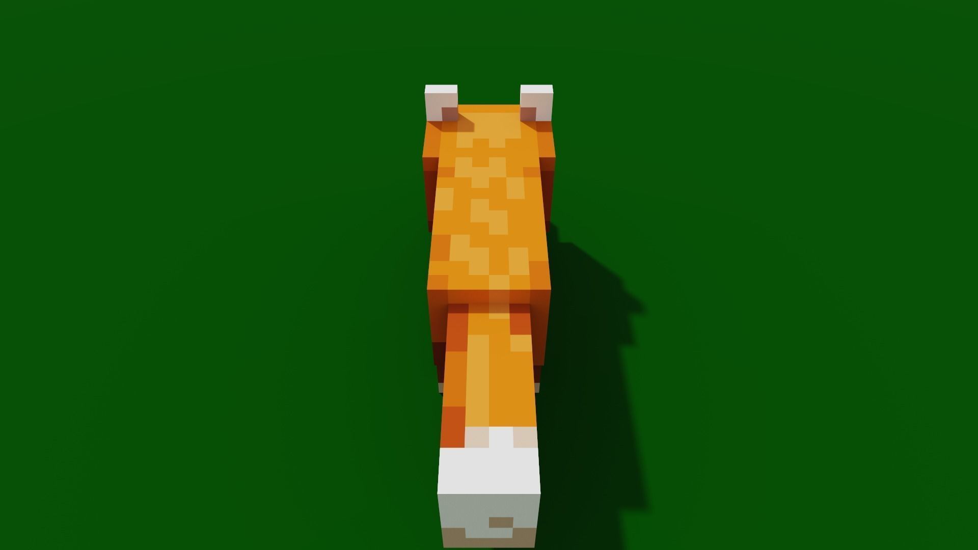 3D model MineCraft fox model VR / AR / low-poly | CGTrader
