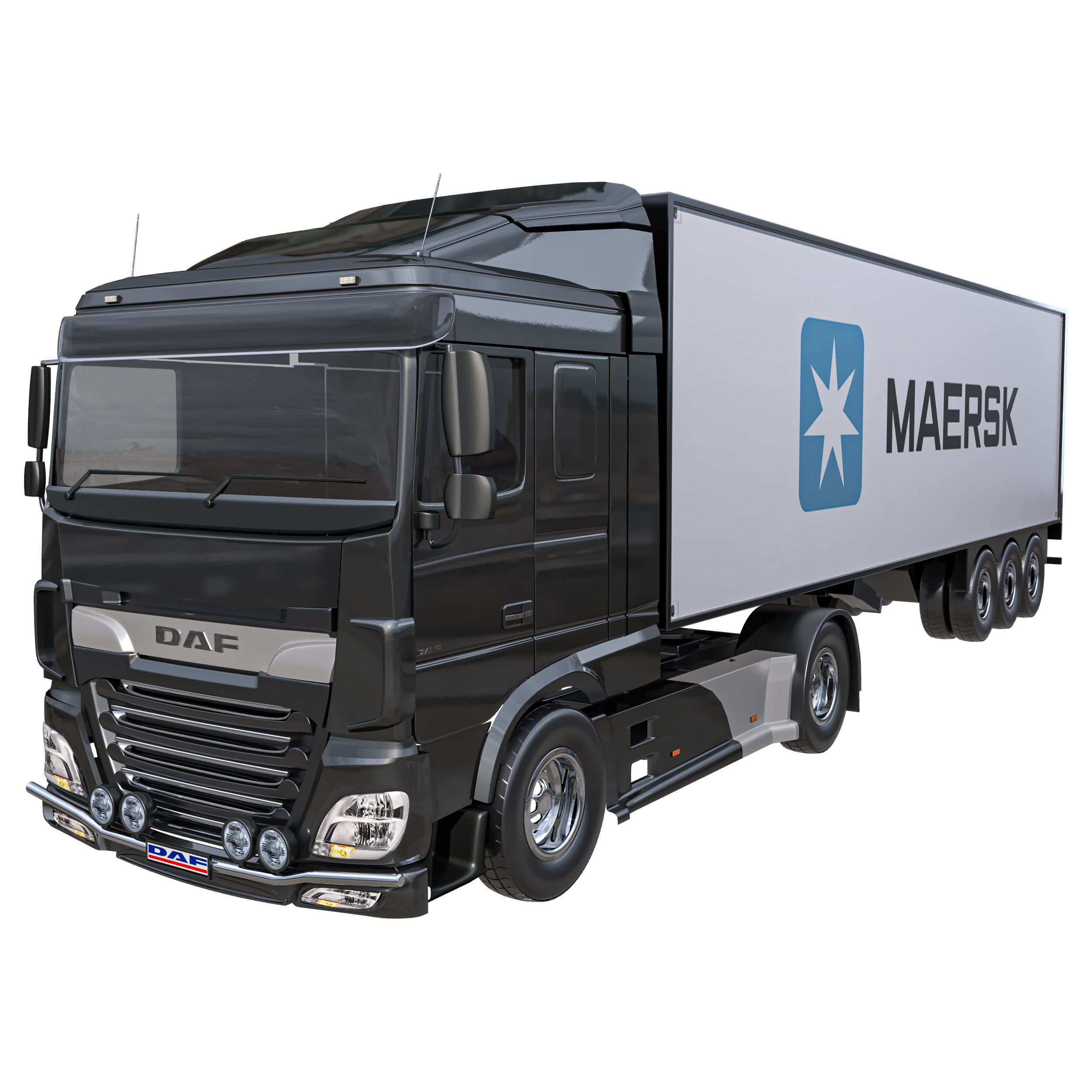 daf s2 3D model | CGTrader