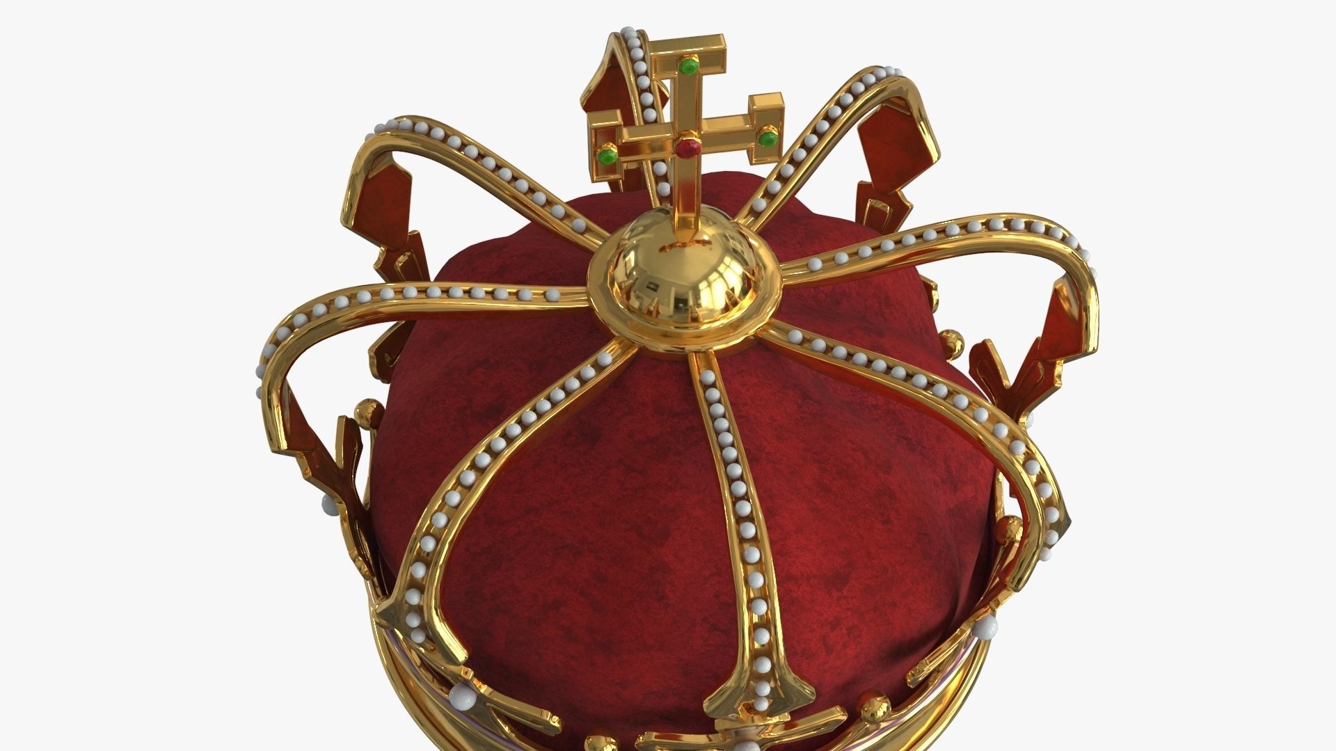 3D model Royal Crown v3 VR / AR / low-poly | CGTrader