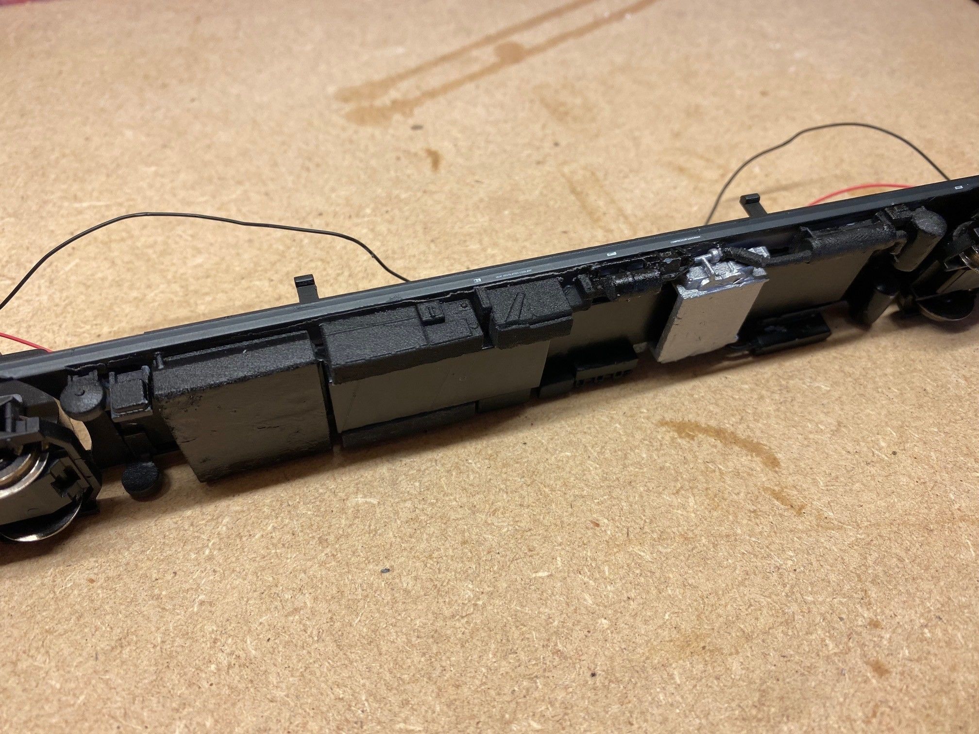 Model Railway - Hornby Lima Class 156 Underfloor Detailing 3D model 3D ...