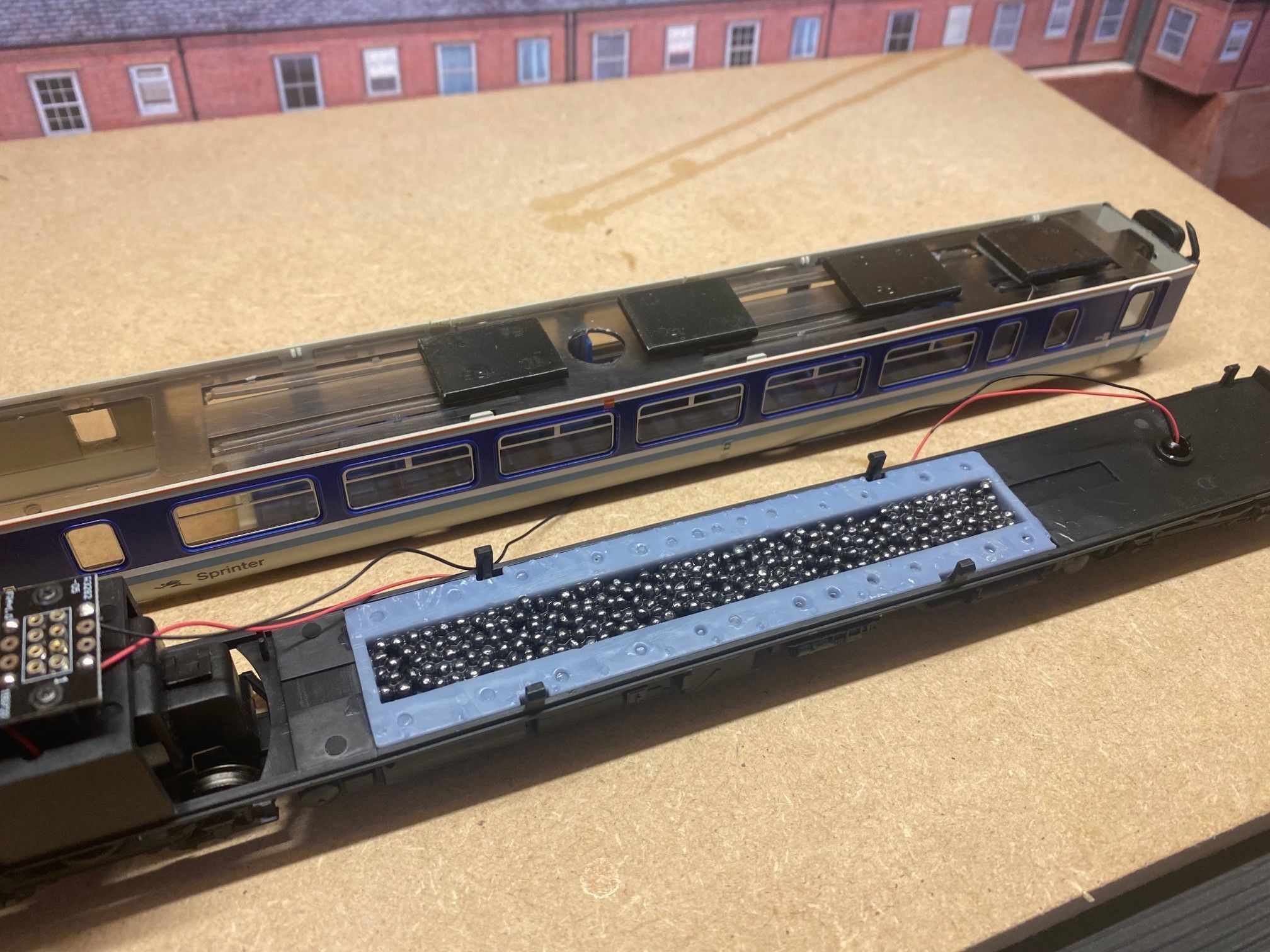 Model Railway - Hornby Lima Class 156 Underfloor Detailing 3D model 3D ...