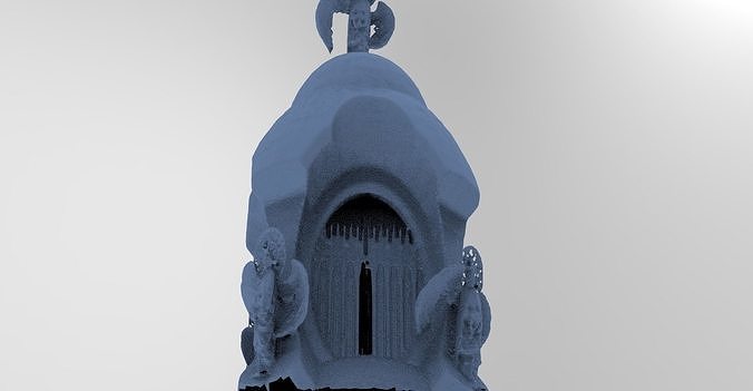 Angelic Holy Tower Top Dome 3D model | CGTrader