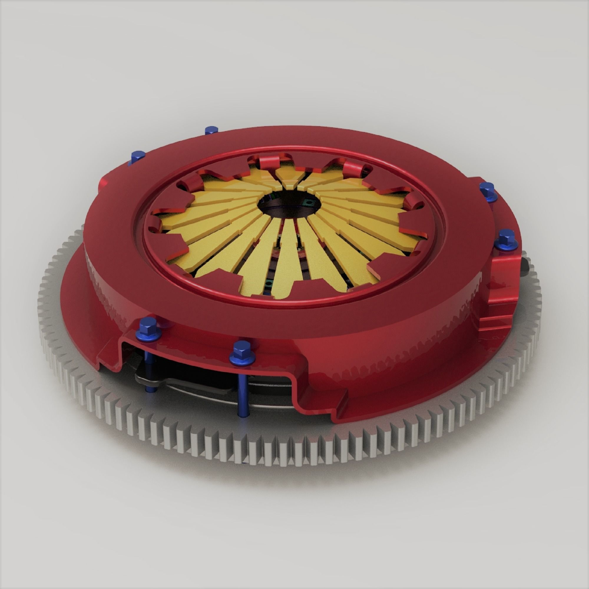 3D model Clutch Assembly VR / AR / low-poly | CGTrader
