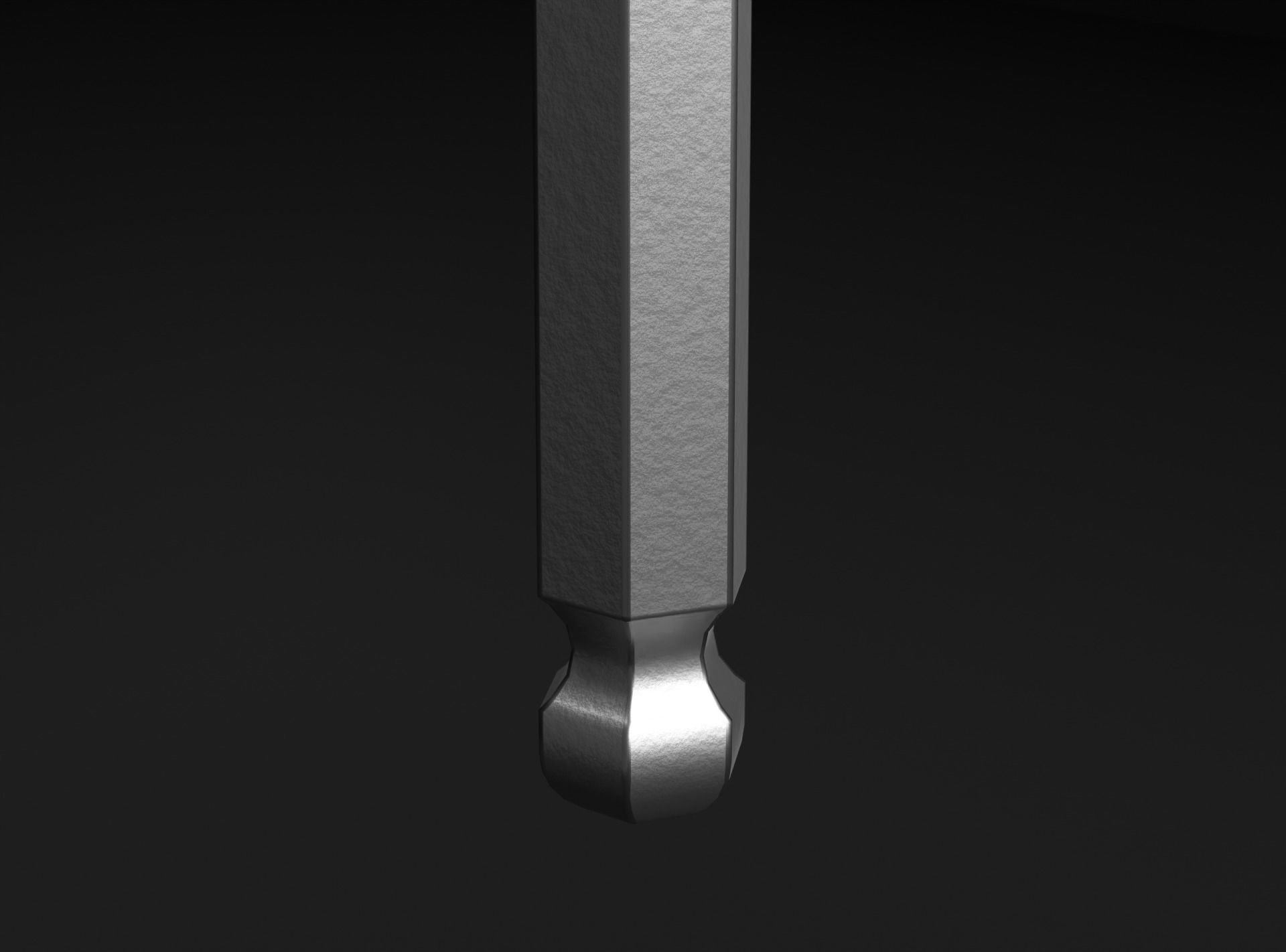 3D model Allen key - Long rounded VR / AR / low-poly | CGTrader