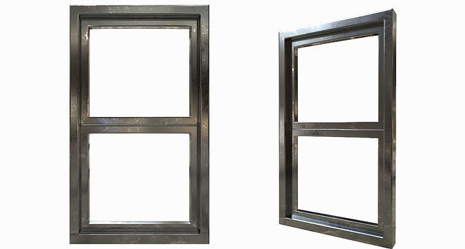 3D model window pair of metal windows VR / AR / low-poly | CGTrader