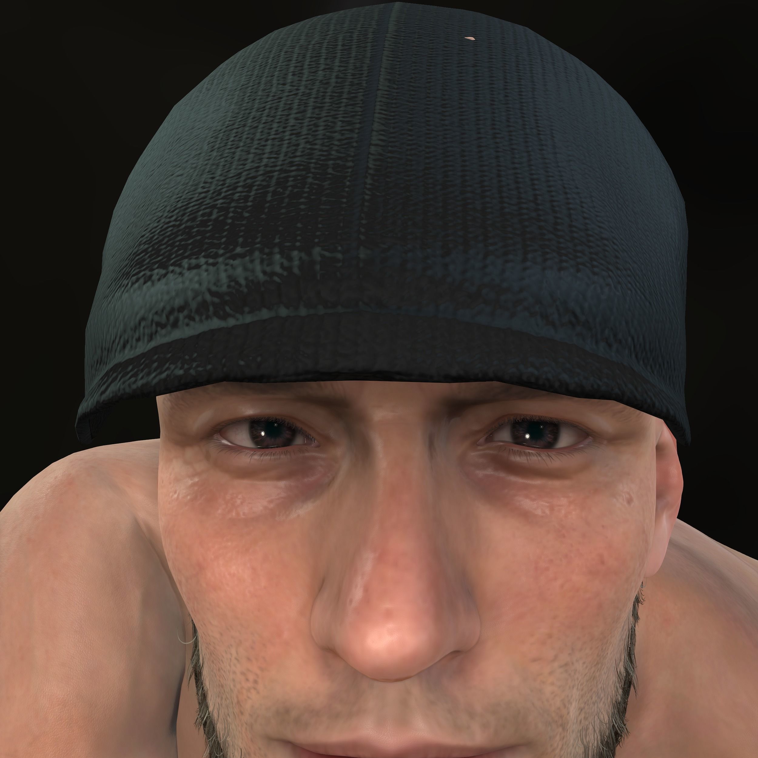 Realistic 3D Classic Muscle Man Fighter Blender Iclone 3D model ...