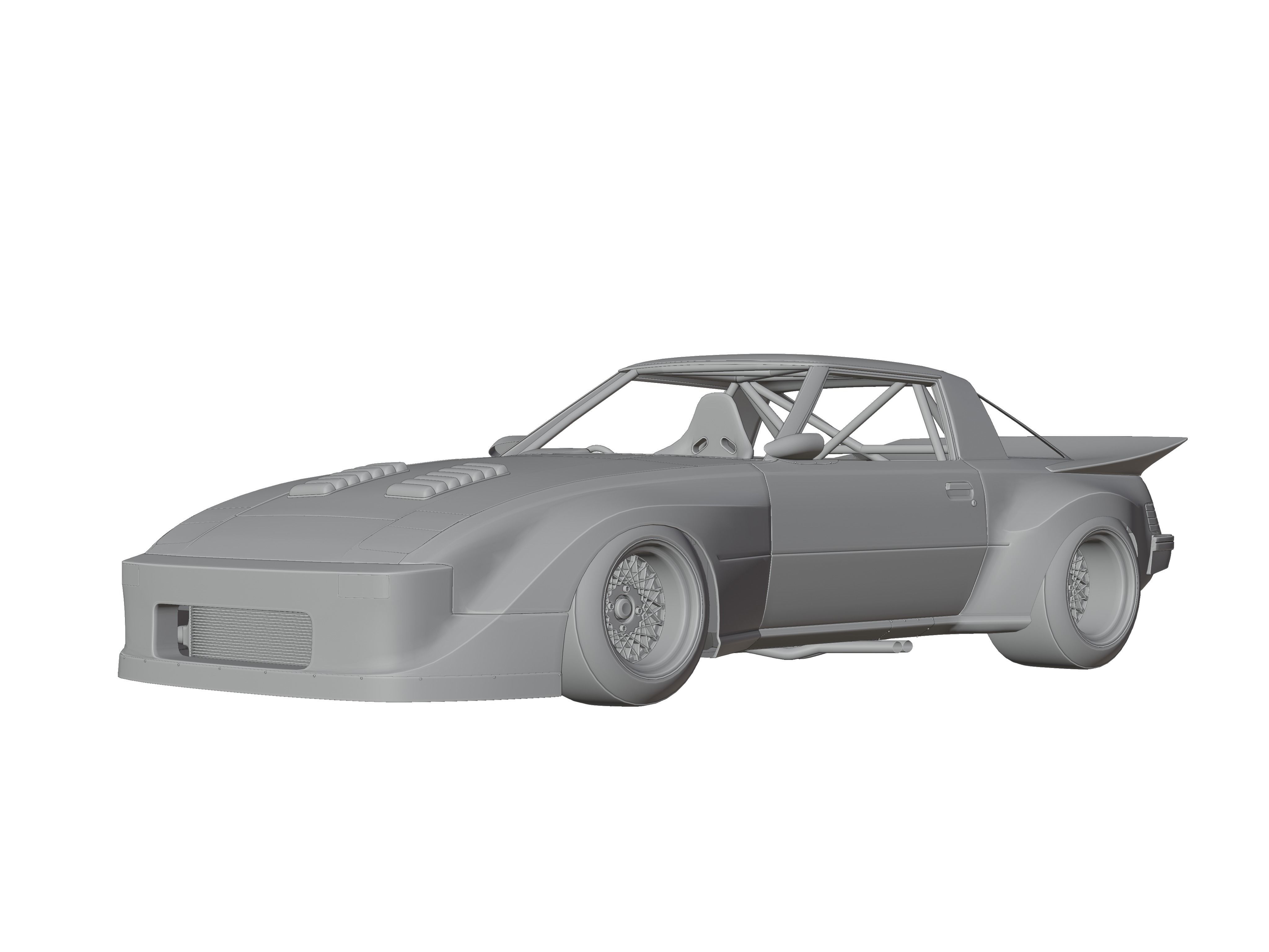 Mazda RX-7 SA22C IMSA 3D model 3D model | CGTrader