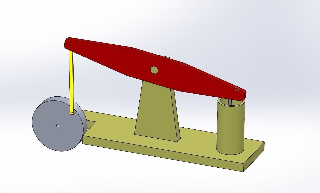 Four-bar linkage 3D model | CGTrader