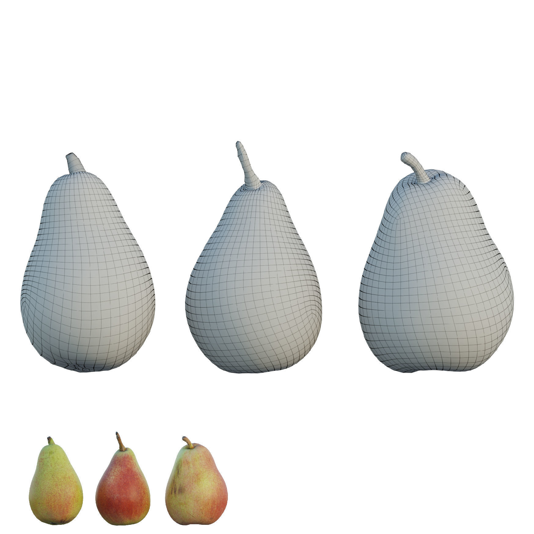 Cheeky pear 3D model | CGTrader