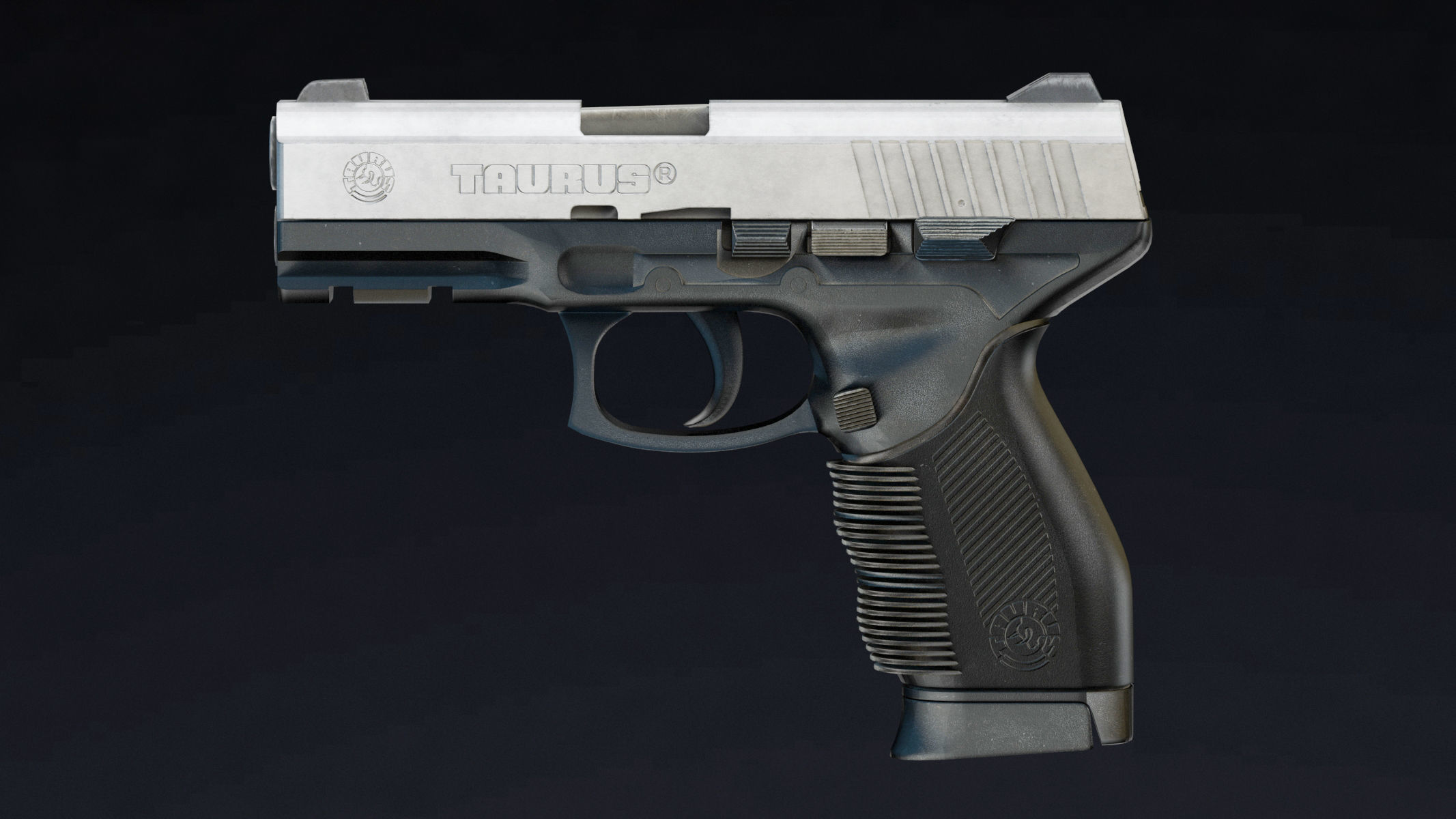 3D model Taurus PT 247 Low Poly Realistic VR / AR / low-poly | CGTrader