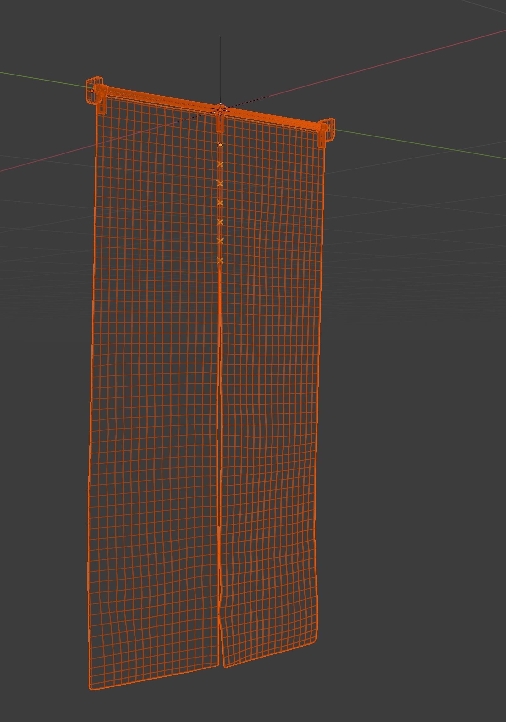 Japanese Noren curtain free 3D model | CGTrader