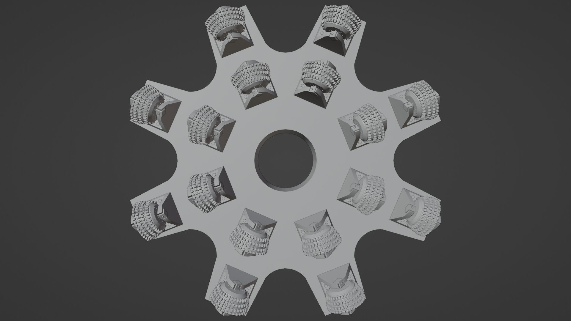 3D model Raise Boring Reamer VR / AR / low-poly | CGTrader