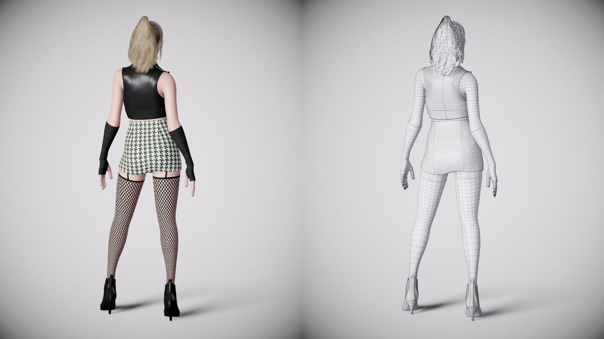 3D model Imogen - Female Character Base Mesh Version 2 VR / AR / low ...