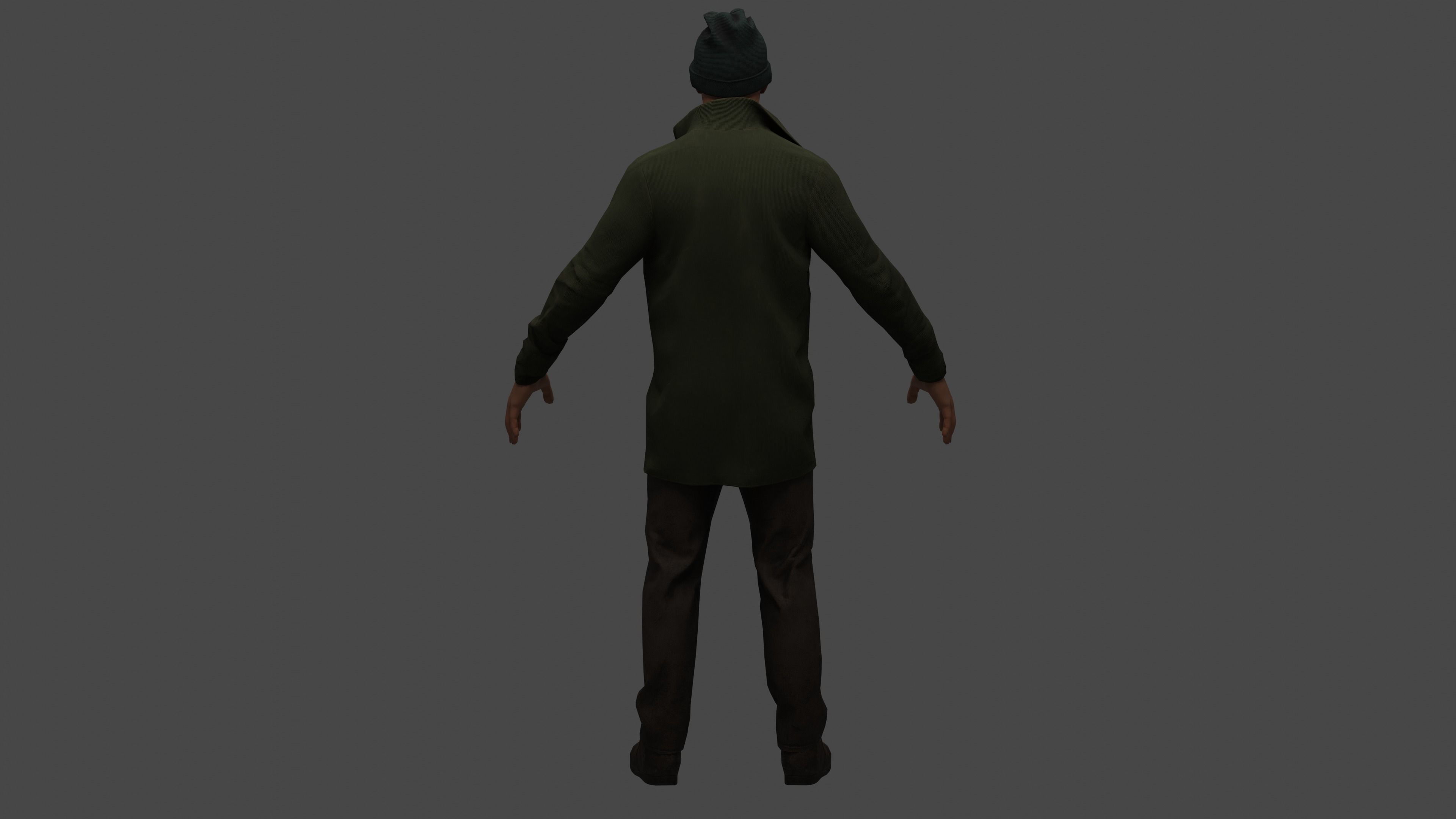 3D model Survivor Character 2 VR / AR / low-poly | CGTrader