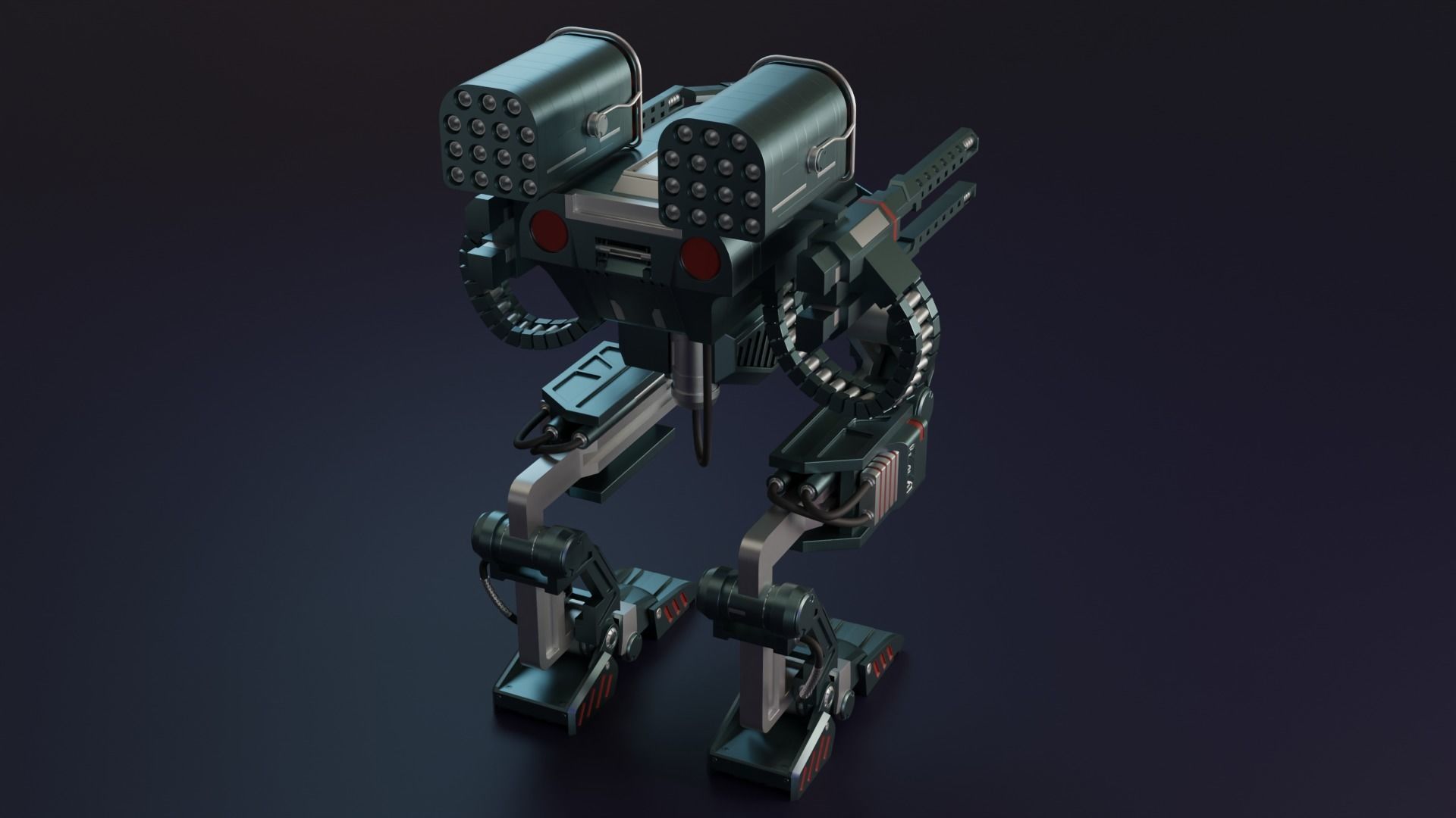 Assault robot model 3D model | CGTrader
