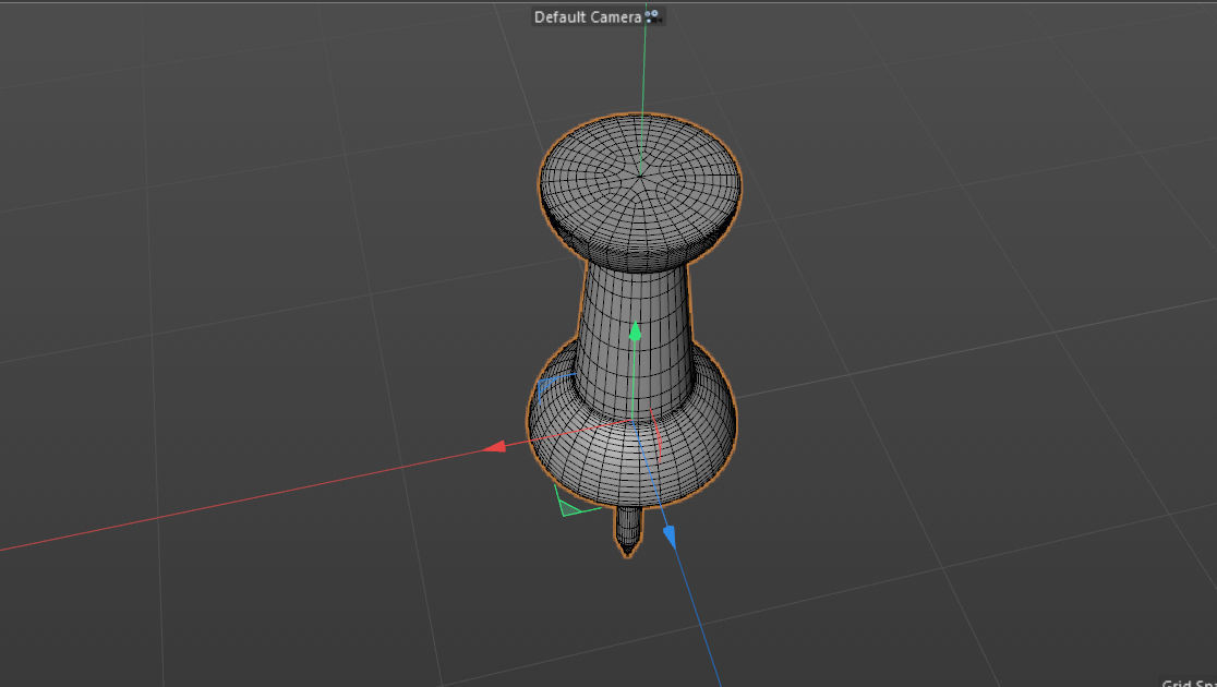 Push pin 3D model | CGTrader