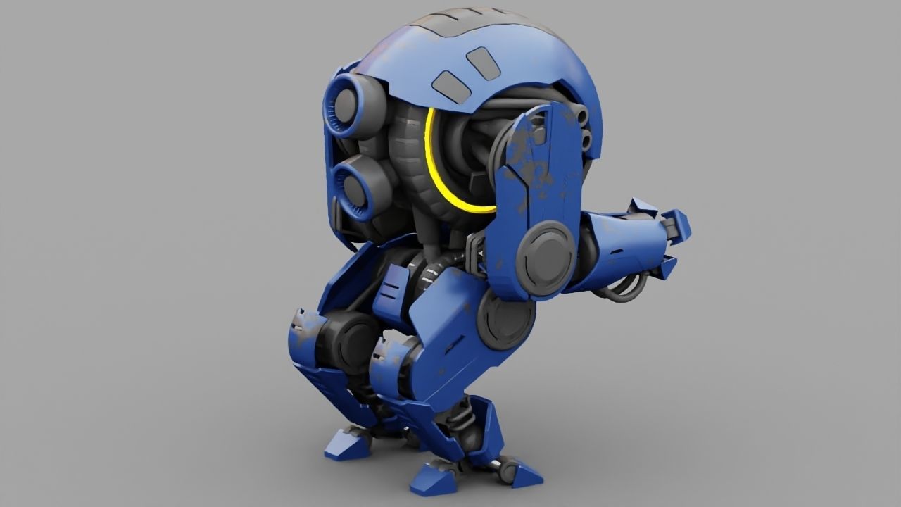 NEMO Fighter rigged character 3D model rigged | CGTrader
