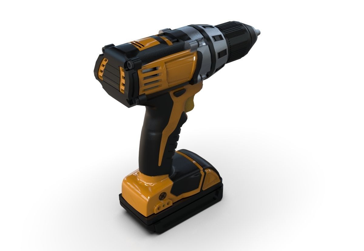 Cordless Drill 3d model 3D model | CGTrader