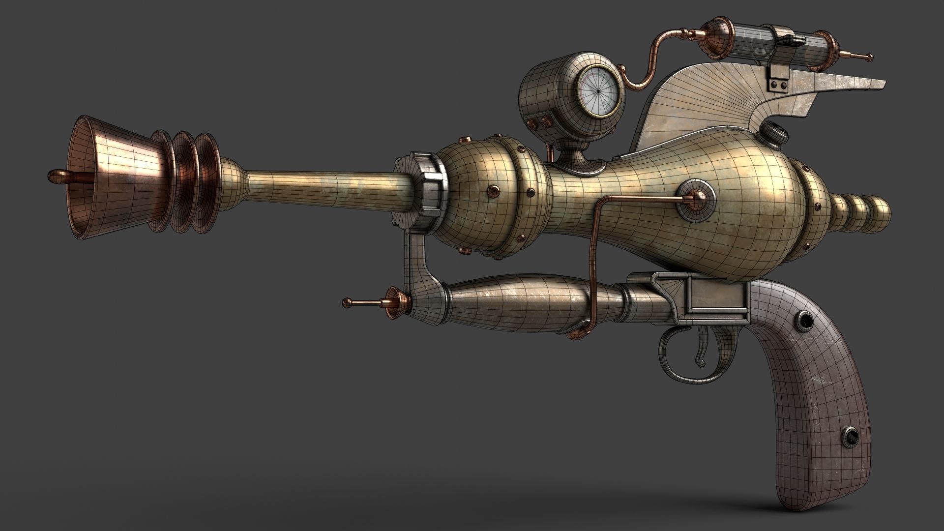 3D model Fantasy Gun 07 VR / AR / low-poly | CGTrader