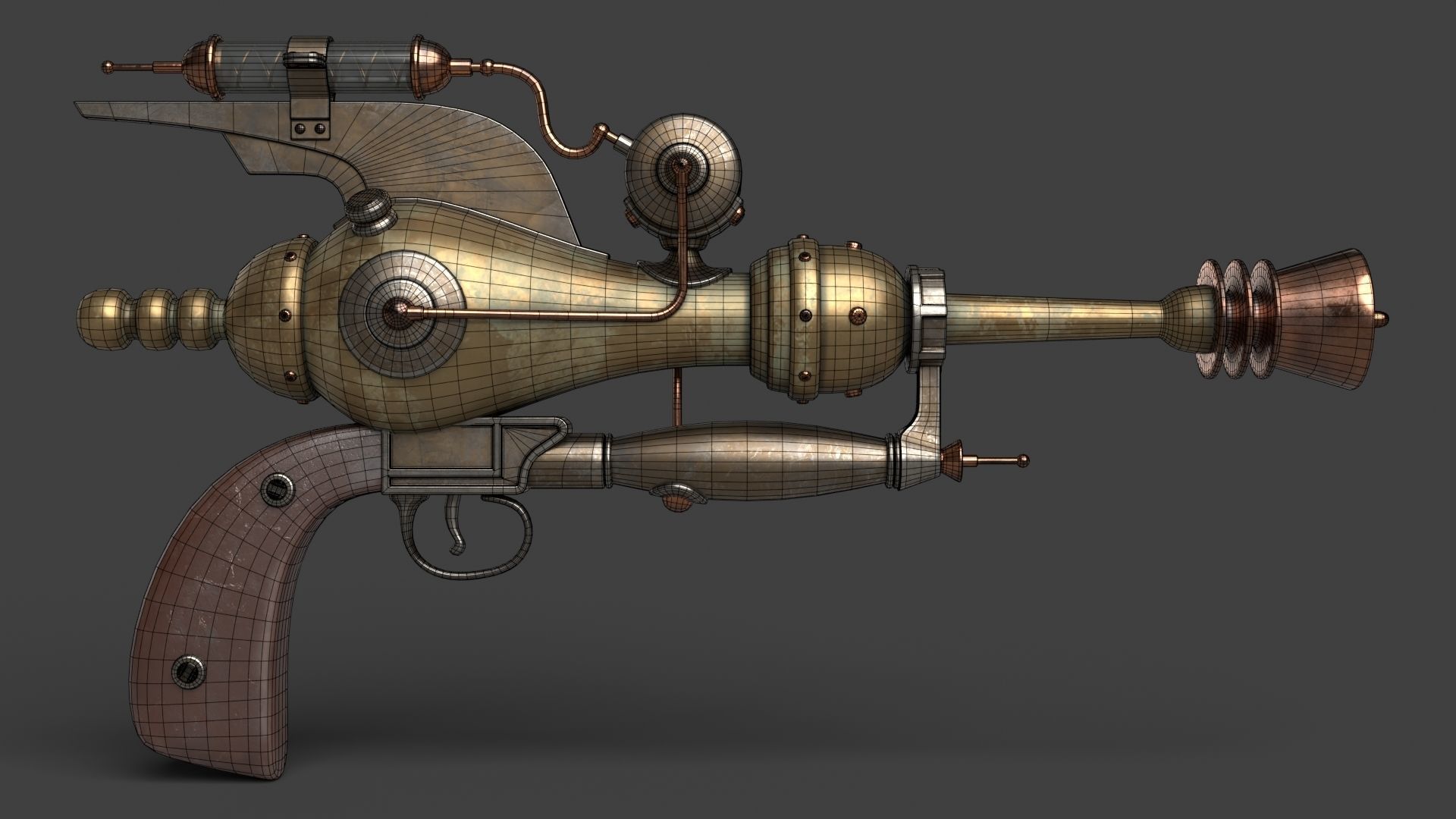 3D model Fantasy Gun 07 VR / AR / low-poly | CGTrader