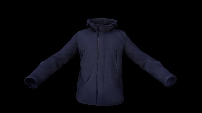 3D model jacket hoodie VR / AR / low-poly | CGTrader
