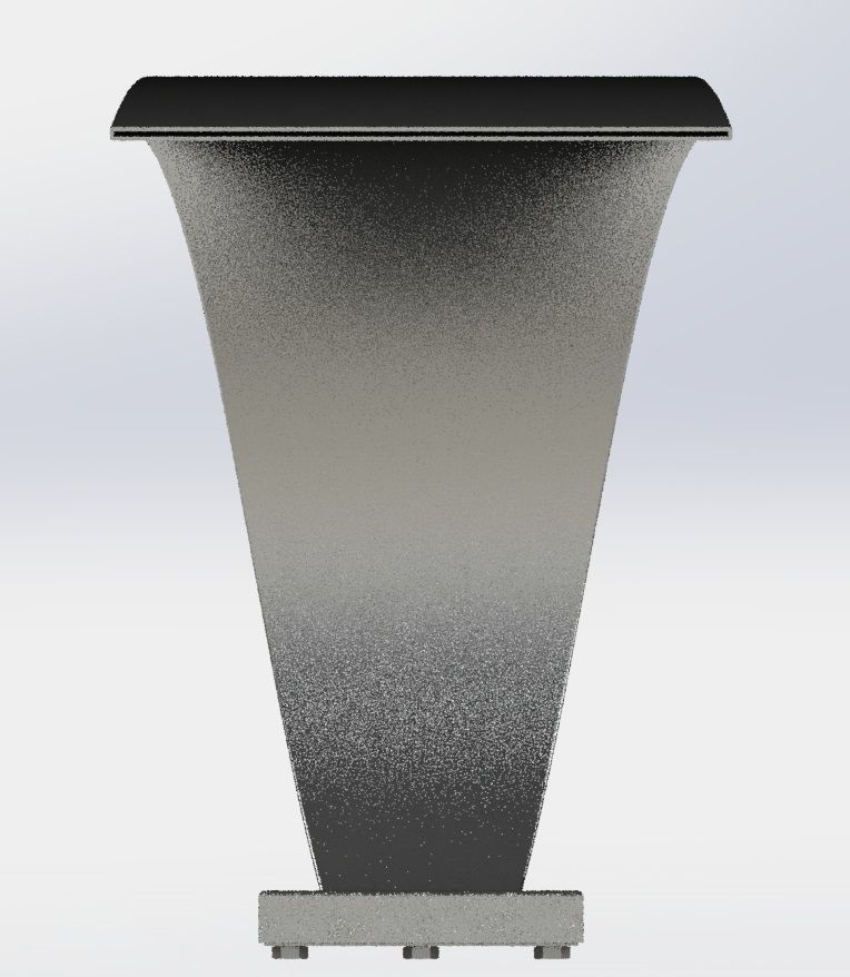 CHROME POOL WATERFALL 3D model | CGTrader