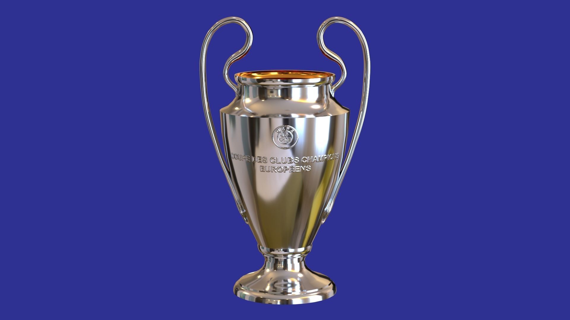 UEFA Champions League Trophy 3D model | CGTrader