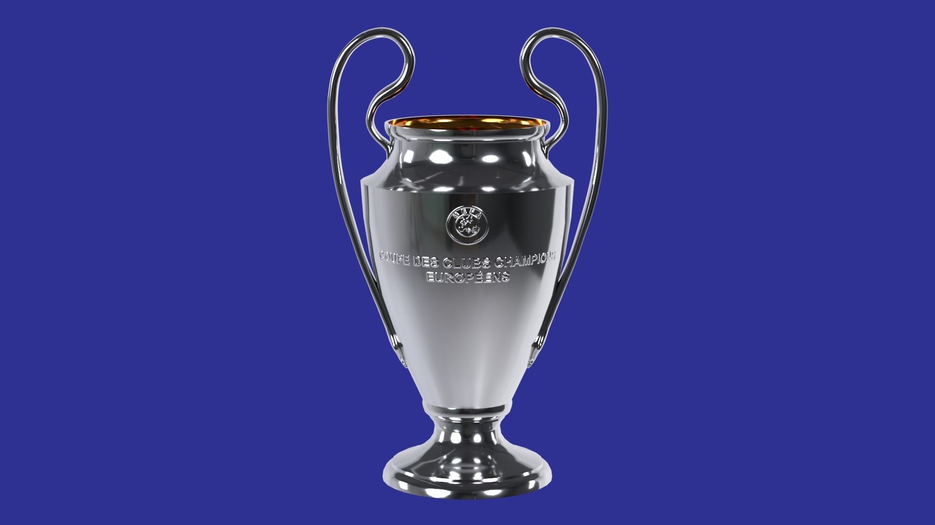 UEFA Champions League Trophy 3D model | CGTrader