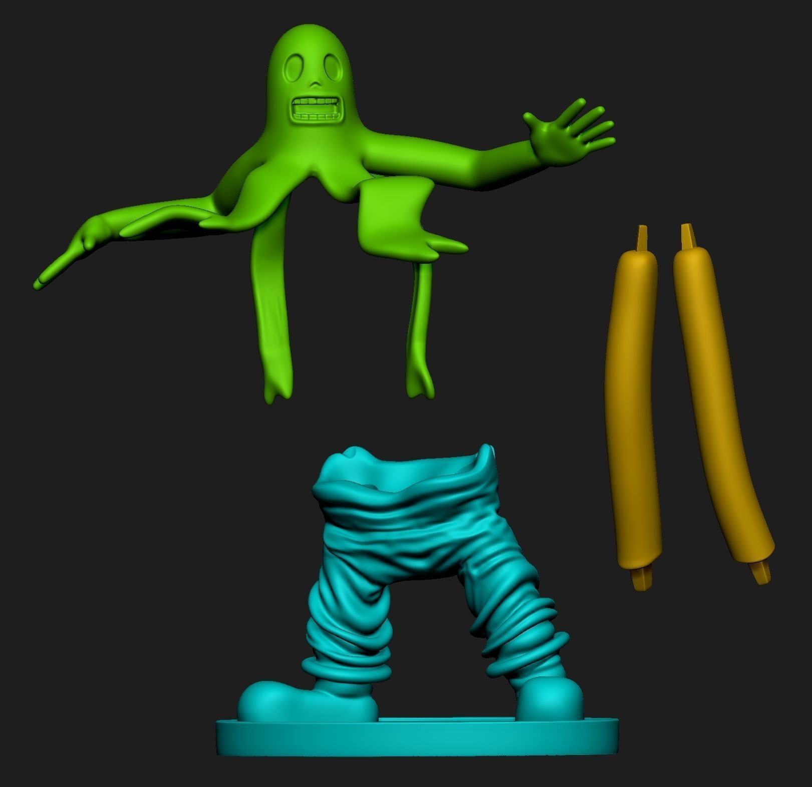 KOKO THE CLOWN GHOST 3D model 3D printable | CGTrader