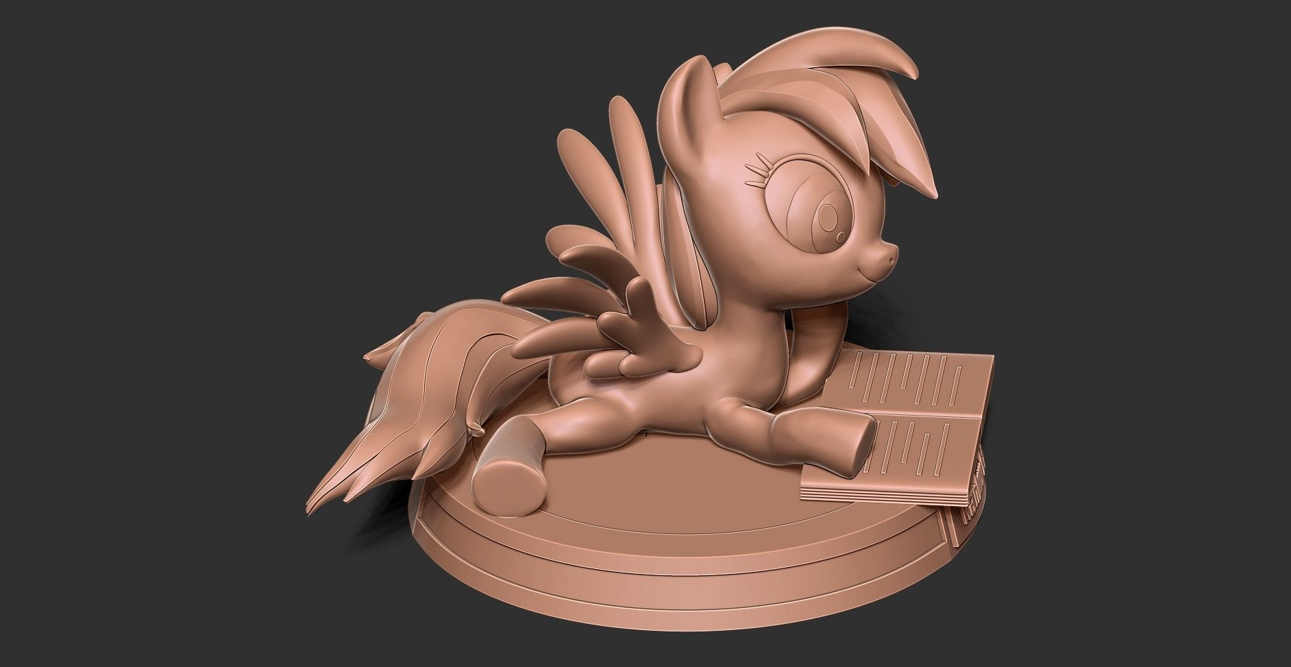 Rainbow Dash 3D model 3D printable | CGTrader