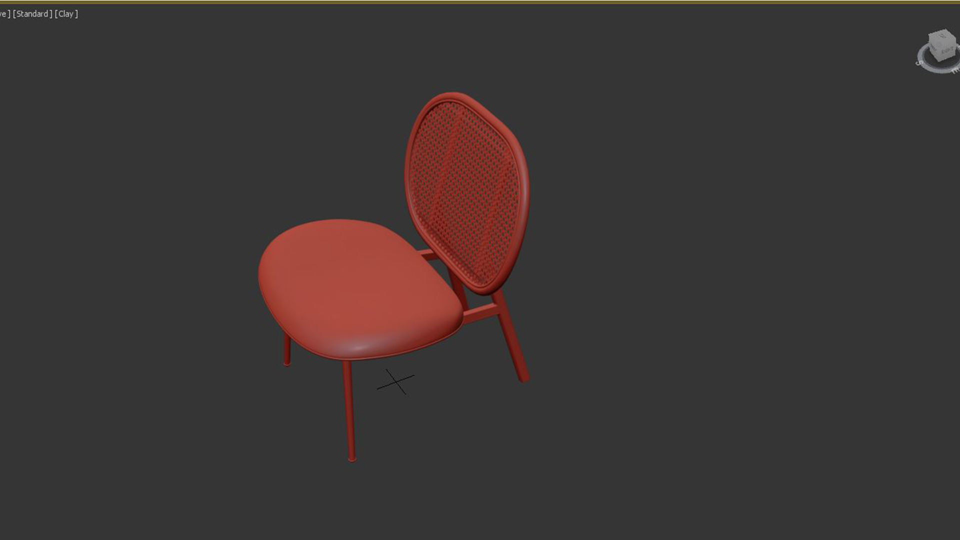 Spike Lounge Chair Natural 3D model | CGTrader