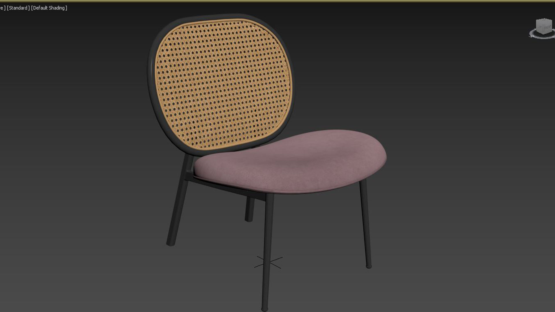 Spike Lounge Chair Natural 3D model | CGTrader
