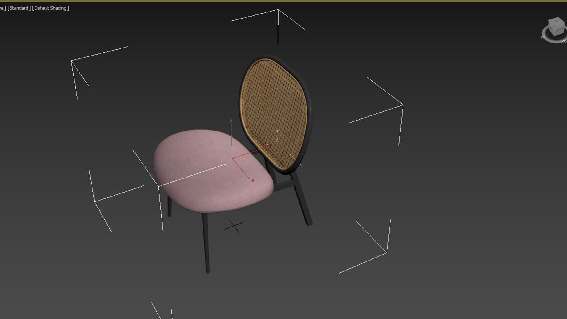 Spike Lounge Chair Natural 3D model | CGTrader