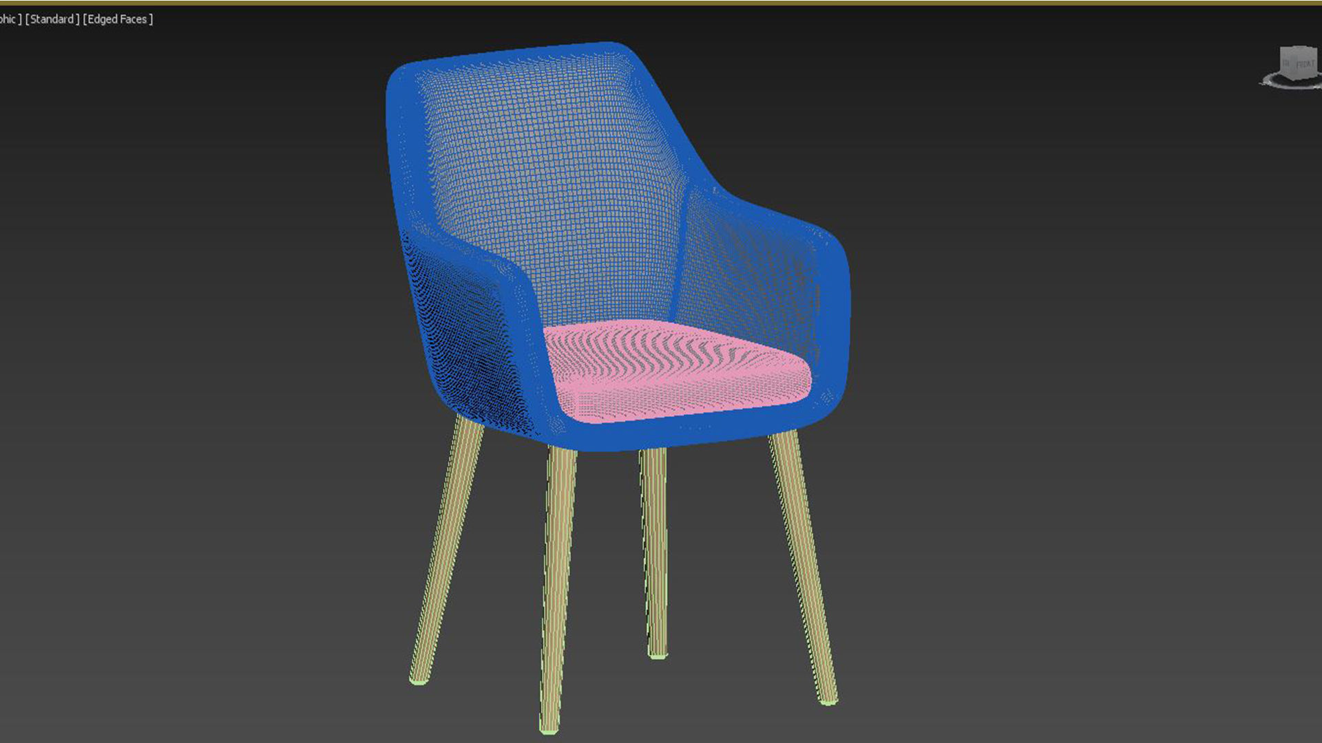 chair arm Nora carver 3D model | CGTrader