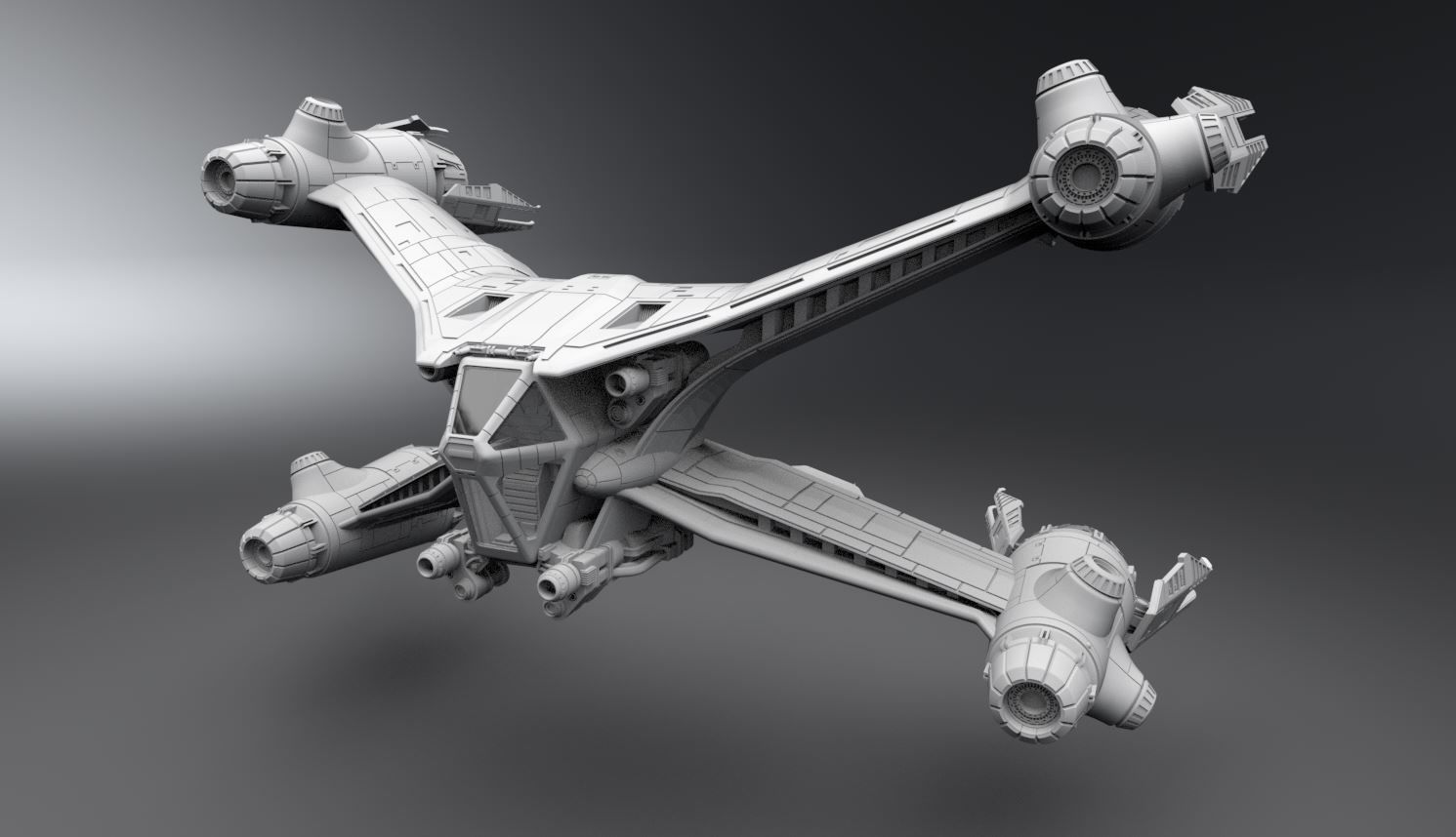 Babylon 5 Starfury Scale model 3D model 3D printable | CGTrader
