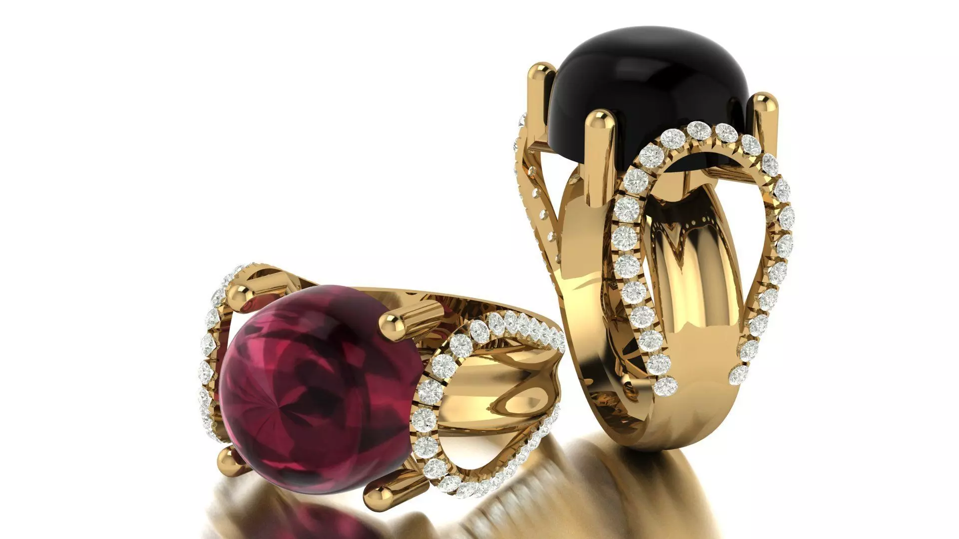 Micro prong ring 3D model 3D printable | CGTrader