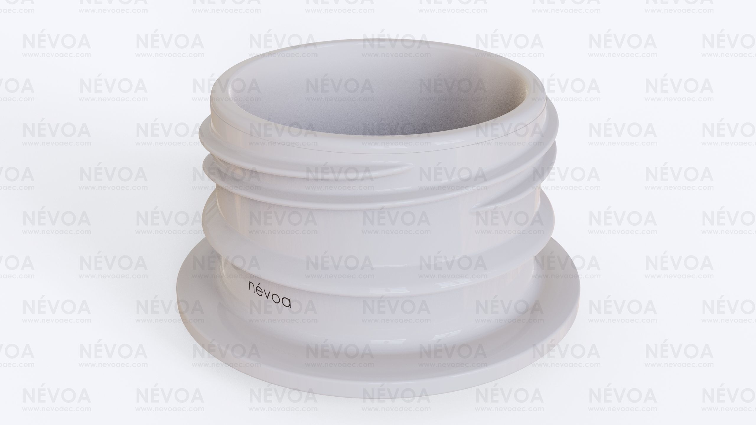 Neck finish - PCF 26P 1 - voluntary standard flatwater finish 3D model ...