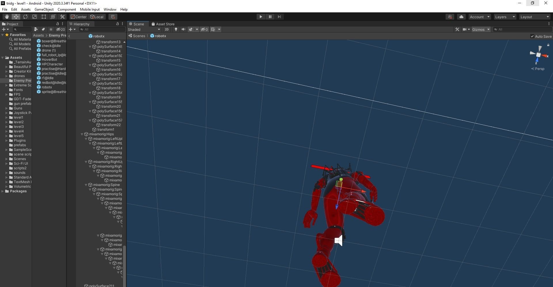 3D model redbot unity package VR / AR / low-poly | CGTrader