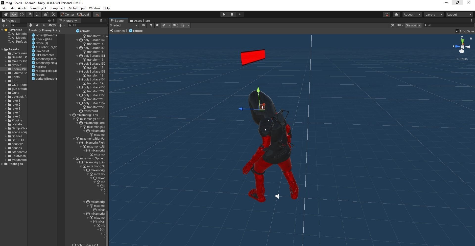3D model redbot unity package VR / AR / low-poly | CGTrader