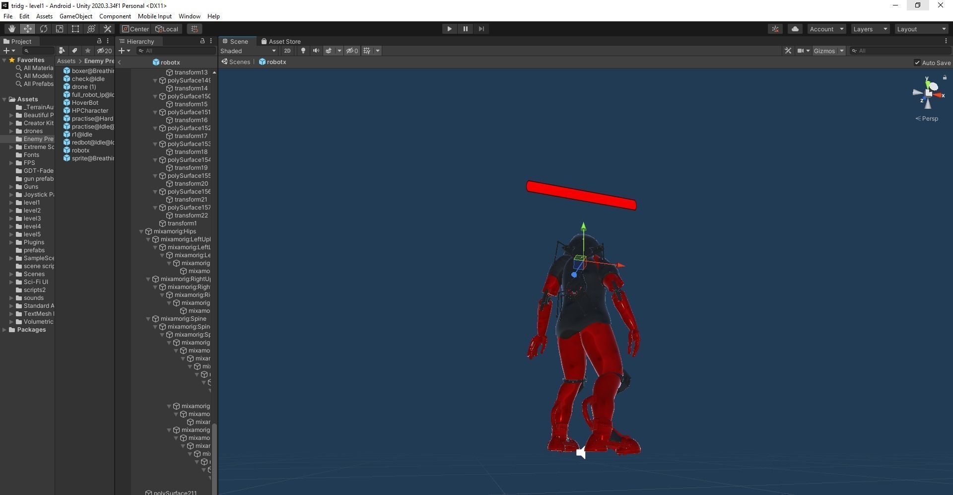 3D model redbot unity package VR / AR / low-poly | CGTrader
