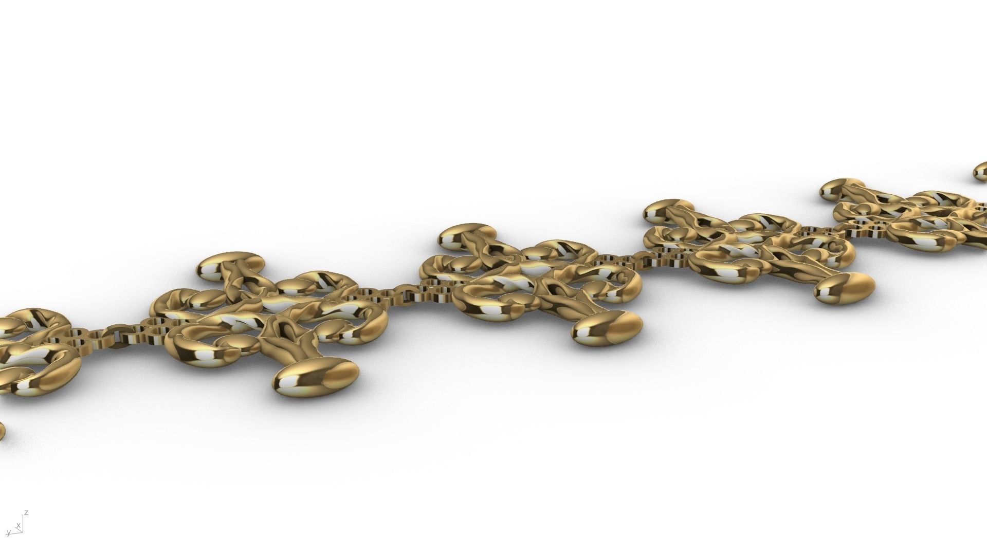 modern chain link stl verified 3D model 3D printable | CGTrader