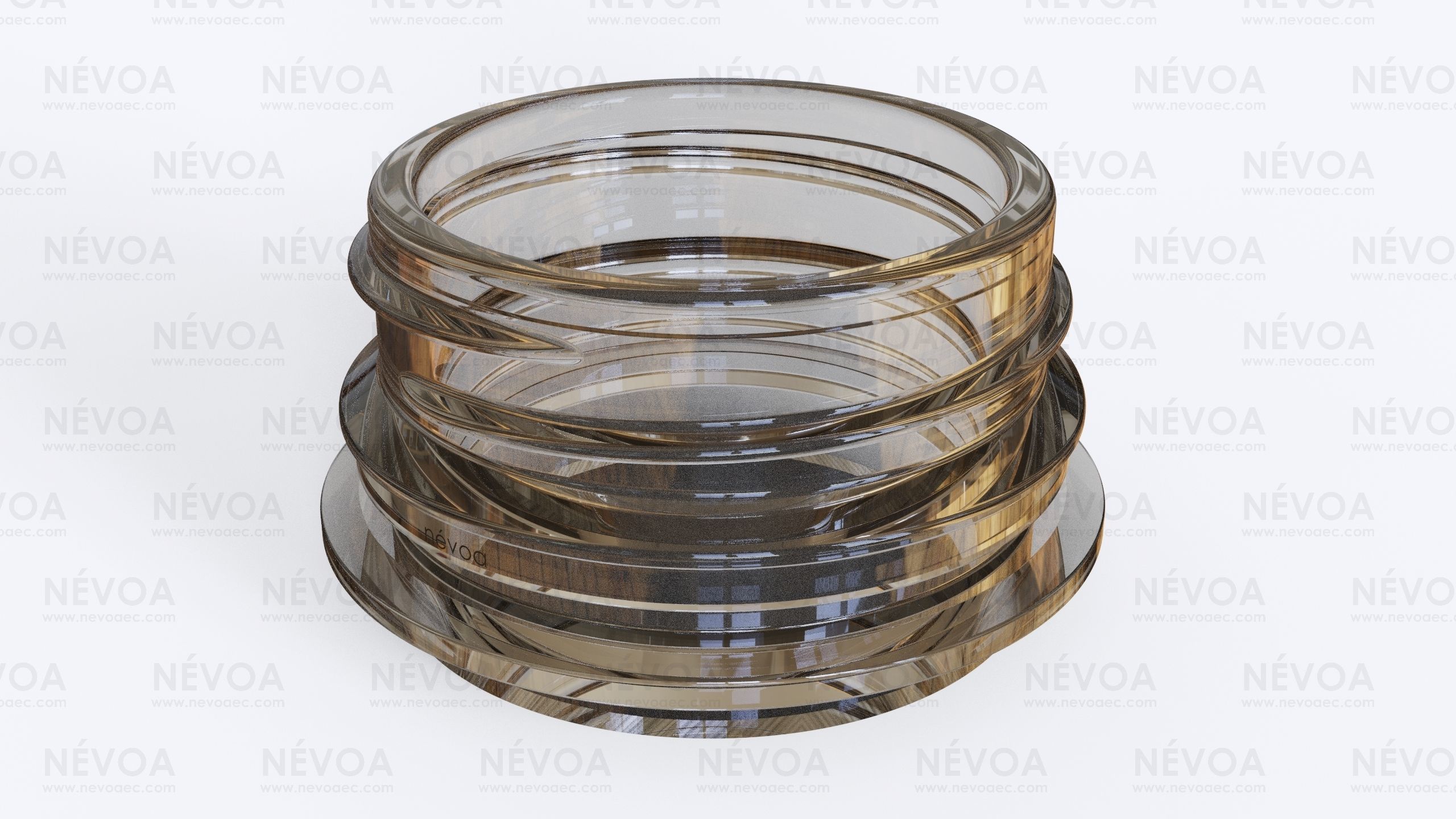 Neck finish - PCF 38P 4 - voluntary standard hot fill finish 3D model ...