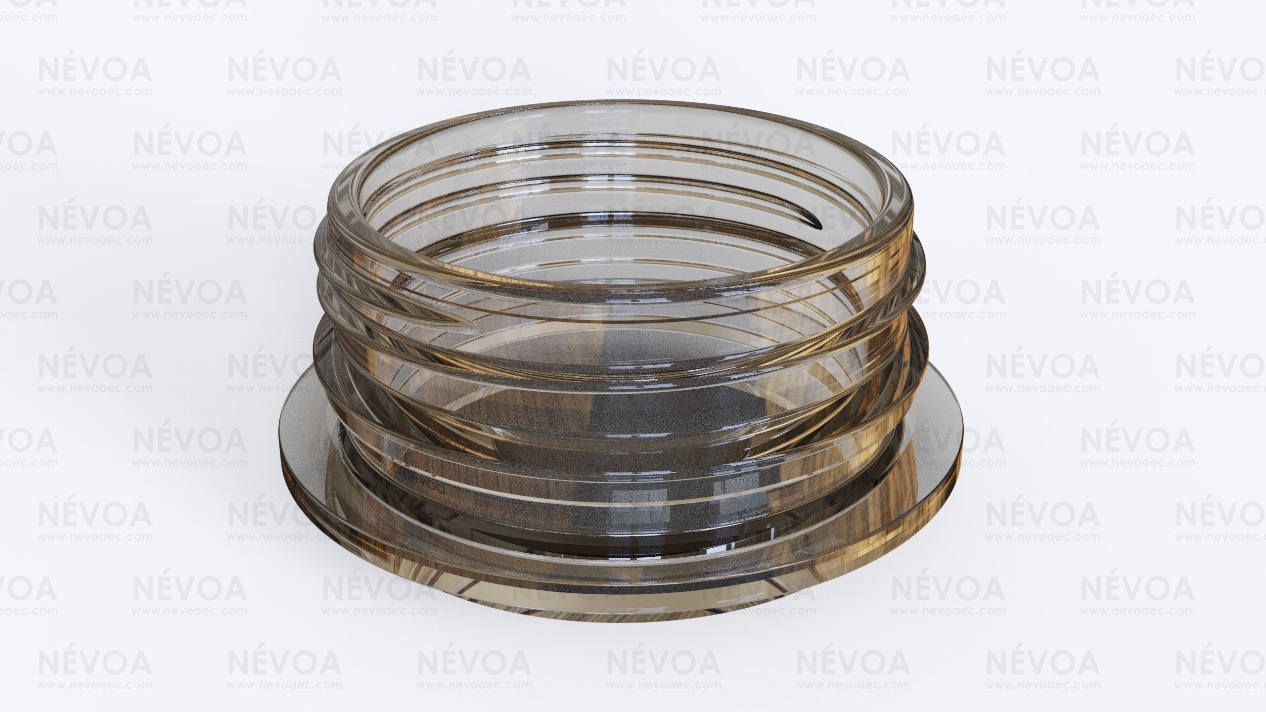 Neck finish - PCF 48P 2 - voluntary standard hot fill finish 3D model ...
