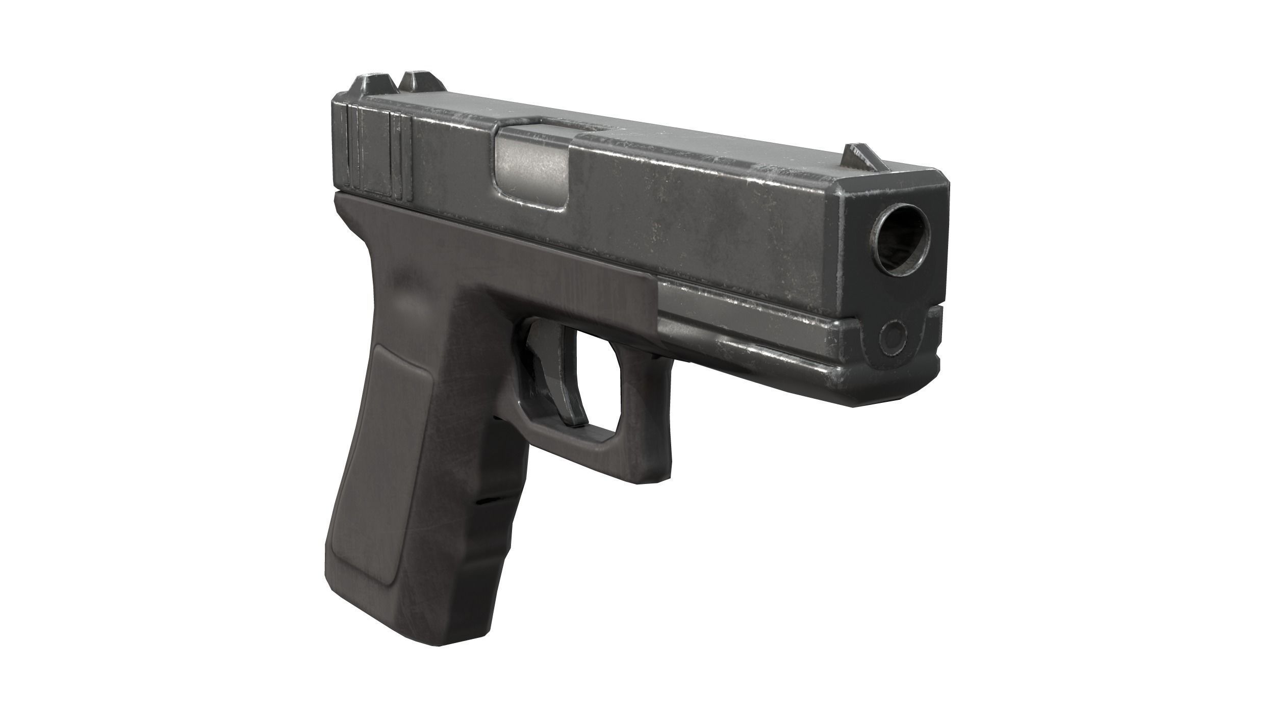 3D model Western Gun VR / AR / low-poly | CGTrader